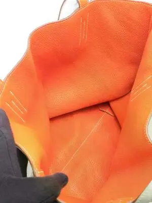 Hermès 2011 Double Sens Clemence Leather Reversible Tote Bag