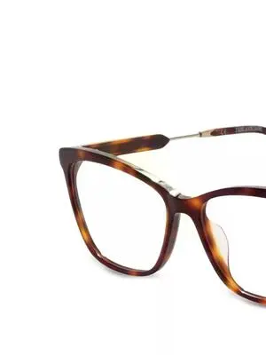 Zadig&Voltaire Rectangle Frame Eyeglasses - Brown
