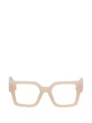 Off-White Square Frame Eyeglasses - Neutrals