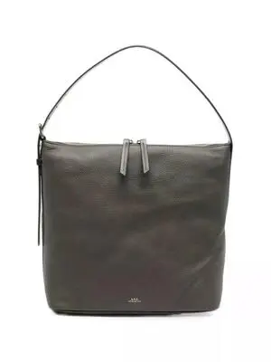 A.p.c. Vera Grained Leather Shoulder Bag