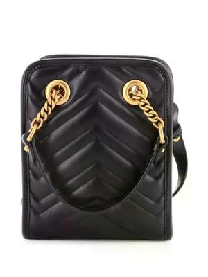 Gucci Gg Marmont Matelassé Leather Mini Crossbody Bag