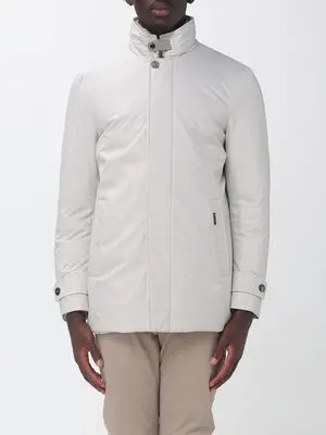 MOORER Stand Collar Jacket - Ecru
