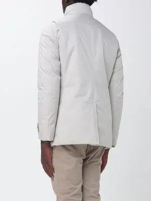 MOORER Stand Collar Jacket - Ecru