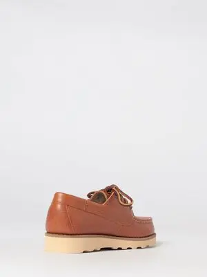 SEBAGO Leather Lace-up Loafers - Brown