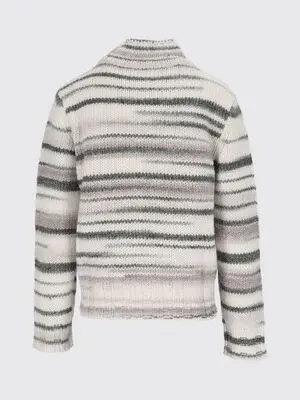 KANGRA Striped Jumper - White