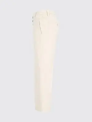 DONDUP Tailored Button Detailed Trousers - White