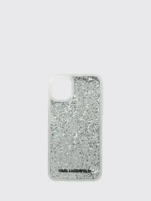 Karl Lagerfeld Glitter Silicone Iphone 11 Case With Logo