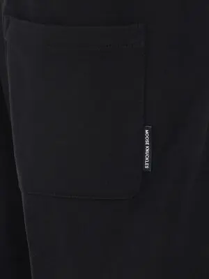 Moose Knuckles Cotton Cargo Jogging Pants With Drawstring