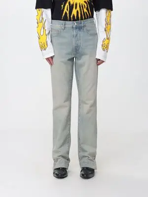 Amiri Distressed Light Wash Jeans - Blue