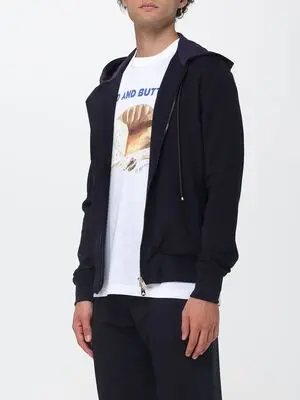 Paul Smith Cotton Zip-up Hoodie With Dropped Shoulders