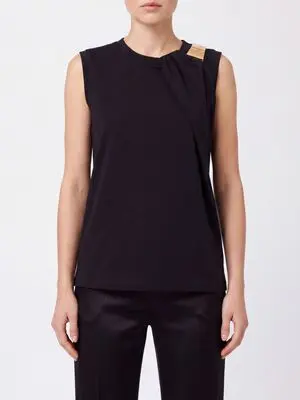 Elisabetta Franchi Top Colour - Black