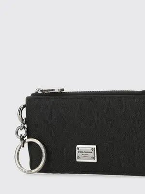 Dolce & Gabbana Grain Leather Credit Card Holder