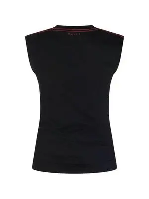 Marni Cotton Cut-out Detail Tank Top