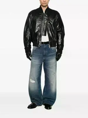 SUNFLOWER Distressed Wide-leg Jeans - Blue