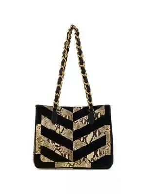 Valentino Garavani Chevron Pattern Tote Bag