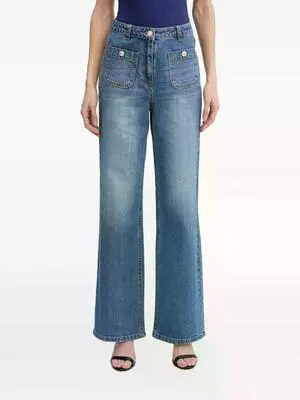 MORGAN Button-pocket Wide-leg Jeans