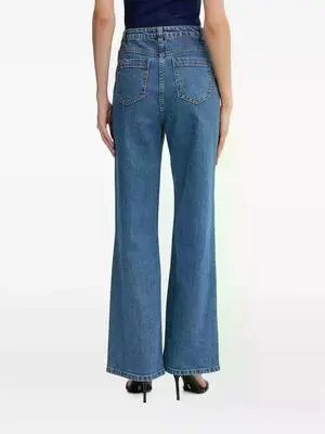 MORGAN Button-pocket Wide-leg Jeans