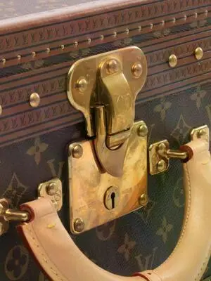 LOUIS VUITTON 1920 55 Alzer Monogram Trunk Bag Case