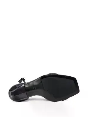 Calvin Klein Polished Leather Sandals