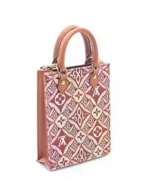 LOUIS VUITTON 2020 Petite Sac Plat Since 1854 Tote Bag - Red