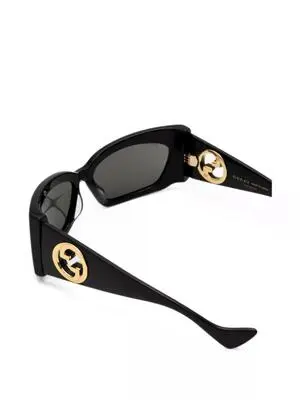 Gucci Interlocking G Geometric-frame Sunglasses