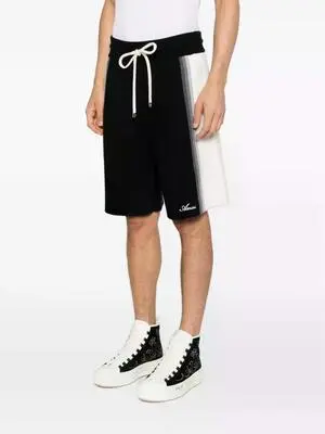 Amiri Gradient-stripe Knitted Shorts