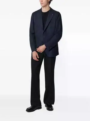 Tagliatore Montecarlo Herringbone-knit Blazer