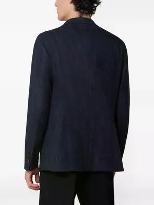 Tagliatore Montecarlo Herringbone-knit Blazer