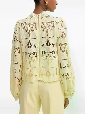 MORGAN Guipure-lace Blouse