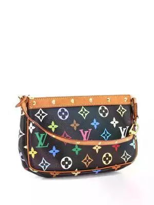 LOUIS VUITTON Pochette Accessoires Monogram Multicolor Clutch Bag
