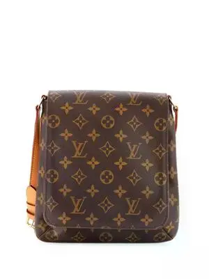 LOUIS VUITTON Musette Salsa Handbag Monogram Canvas Pm Shoulder Bag - Brown