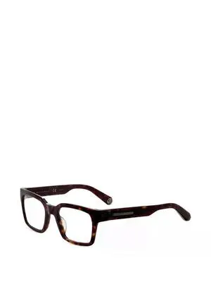 Philipp Plein Philipp Plein Rectangle Frame Eyeglasses Brown