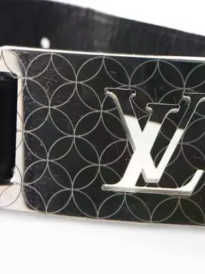 LOUIS VUITTON 2010s Champs Elysees Leather Bracelet