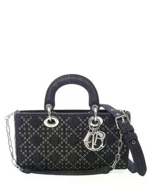Dior Medium Lady D-joy Eyelet Tote Bag - Blue