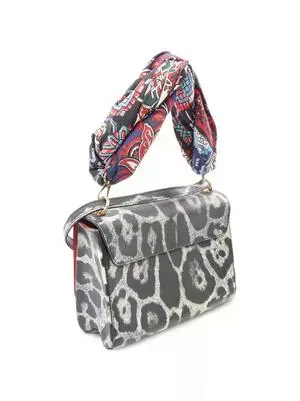 LOUIS VUITTON 2016 Mm Twist Leopard Print Tote Bag - Black