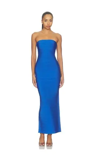 Nbd Kirstyn Strapless Maxi Tube Dress In . Also - Blue
