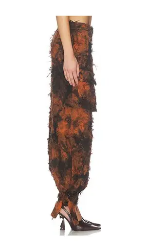 KIM SHUI Burnt Orange Pant In . Also