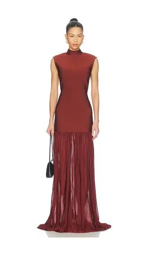 Retrofete Zosima Knit Dress In . Also - Rust