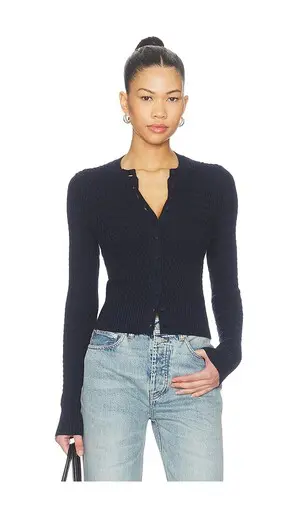Proenza Schouler White Label Marci Cardigan In . Also - Navy