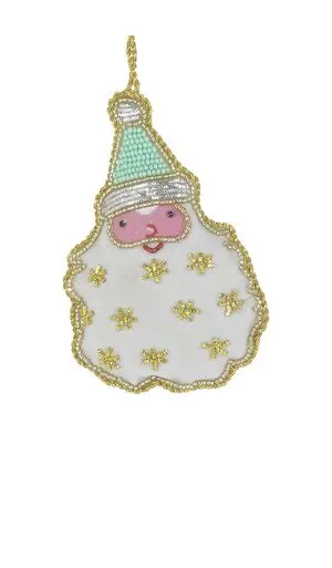 CODY FOSTER & CO Santa Ornament - Multi