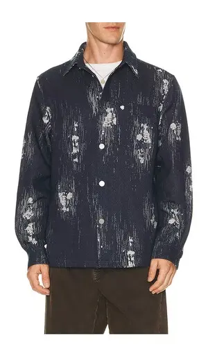 Scotch & Soda Jacquard Relaxed Fit Overshirt In . Also