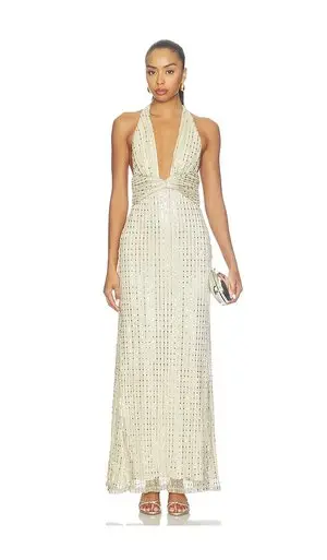 Runaway The Label Tie Detailed Evening Dresses