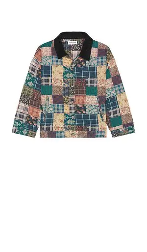 RYOKO RAIN Quilted Tapestry Work Jacket