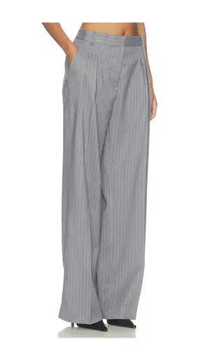 AKNVAS Rune & White Pin Stripe Trousers In . Also