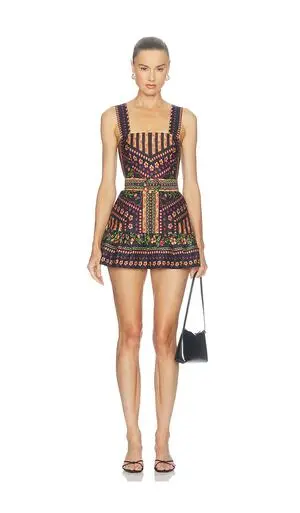 Amanda Uprichard Lena Skort Romper In . Also - Multi