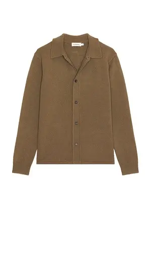 FRAME Boiled Wool Shirt Sweater In . Also