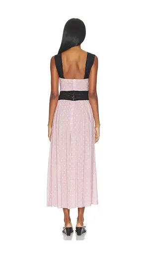 WeWoreWhat Lace Trim Maxi Dress In . Also