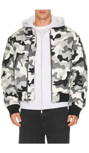 HUF Olympia Camouflage Bomber Jacket