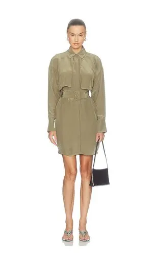 Veronica Beard Darlis Tunic Dress In . Also - Olive