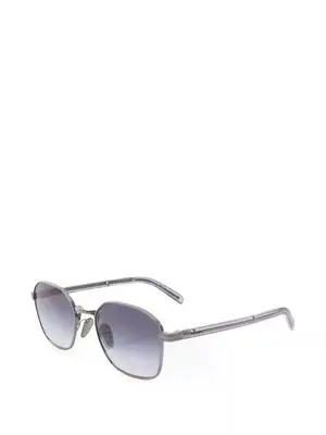 Prada Geometric Frame Gradient Lens Sunglasses - Grey